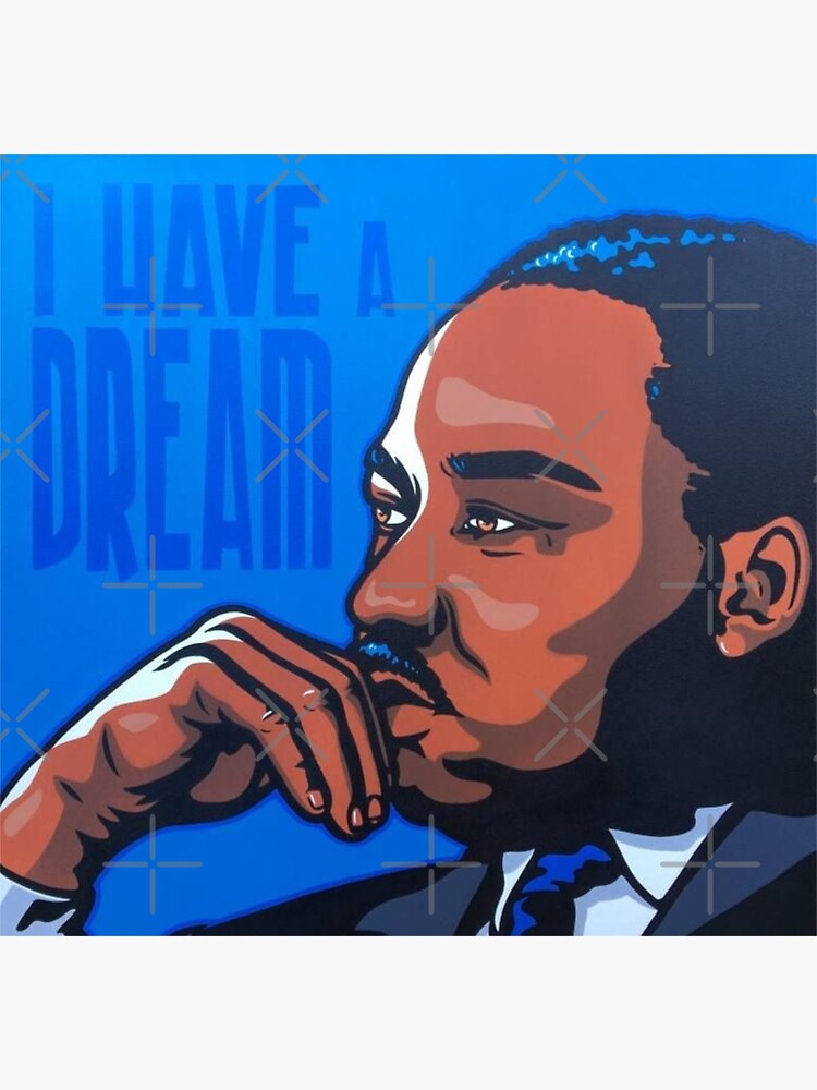 "martin luther king jr" Sticker for Sale by escape-of-life | Redbubble
