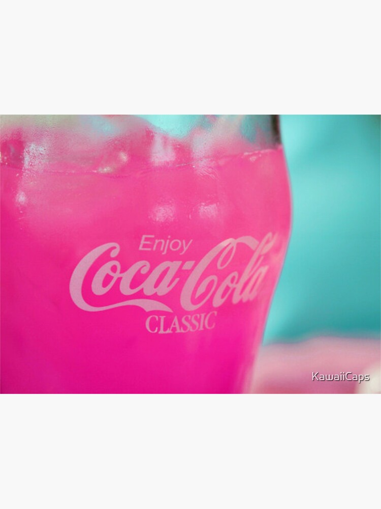 "Pink Cola" Sticker for Sale by KawaiiCaps | Redbubble