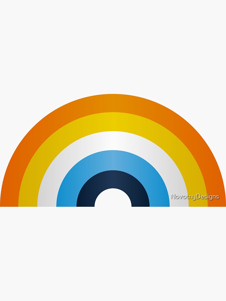 "Aroace Pride Rainbow" Sticker for Sale by NovotnyDesigns | Redbubble