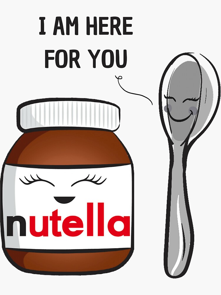 " Valentine Nutella Couple/Partner Nutella" Sticker by soukyshop ...