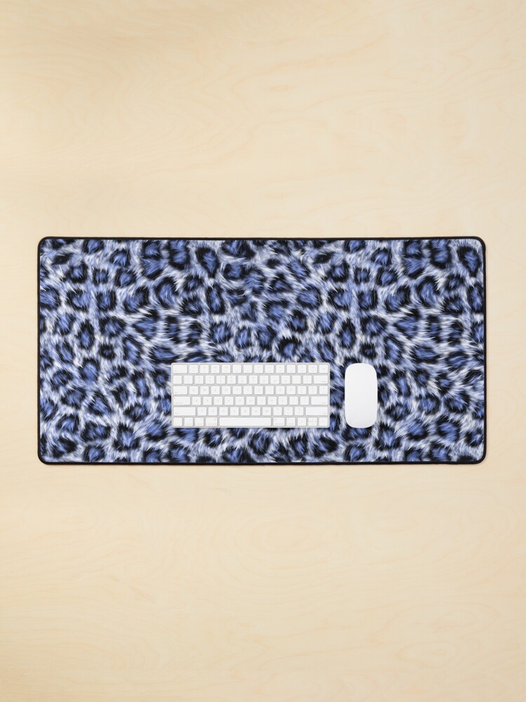 Realistic Leopard Print Faux Fur Mousepad Electronics & Accessories ...