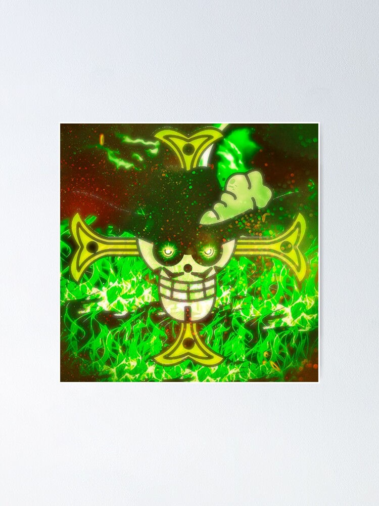 "Jolly roger Mihawk prt2" Poster for Sale by KuroSanji11 | Redbubble