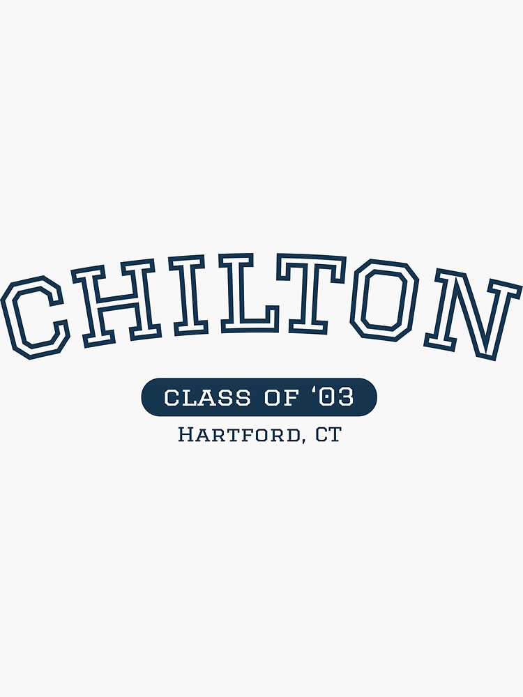 "Chilton. Rory Gilmore School" Sticker by Faraprint3 | Redbubble