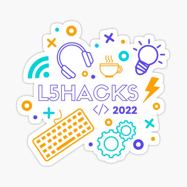 "Lumen5 Hackathon 2022" Sticker by Lumen5 | Redbubble