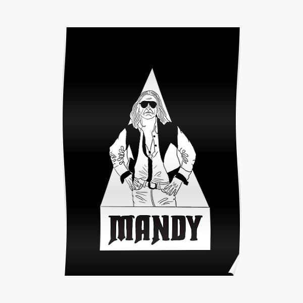 ""Mandy" Jeremiah " Poster for Sale by motelgemini | Redbubble