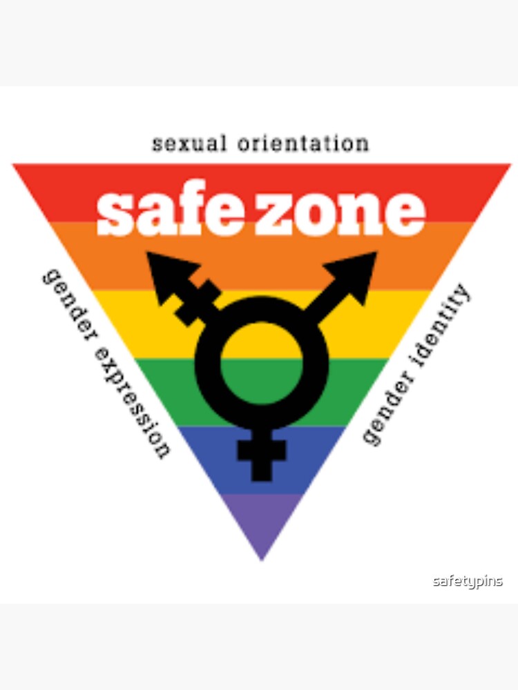 "LGBT+ Safe Zone Equality" Sticker for Sale by safetypins | Redbubble