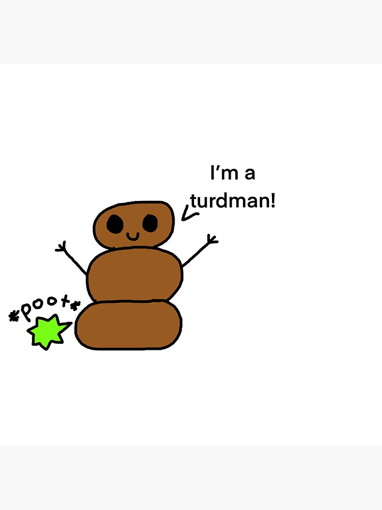 "Poo Collection: Turd Snowman" Sticker for Sale by artbominable | Redbubble