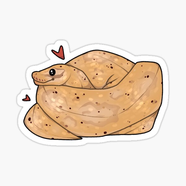 "pastel banana ball python sticker" Sticker for Sale by ficatii | Redbubble