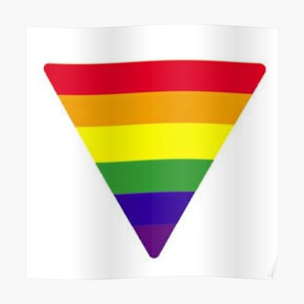 "LGBT+ Symbol Triangle" Poster for Sale by safetypins | Redbubble