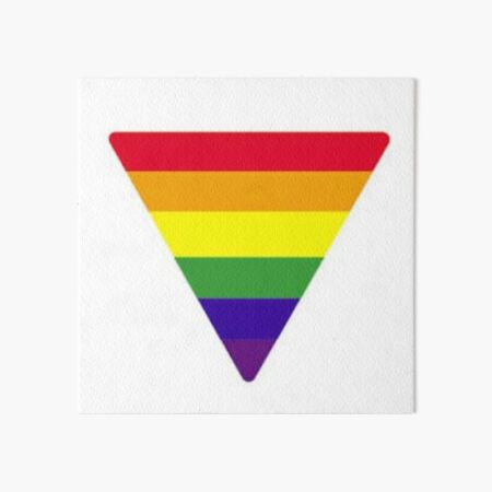 "LGBT+ Symbol Triangle" Art Board Print for Sale by safetypins | Redbubble