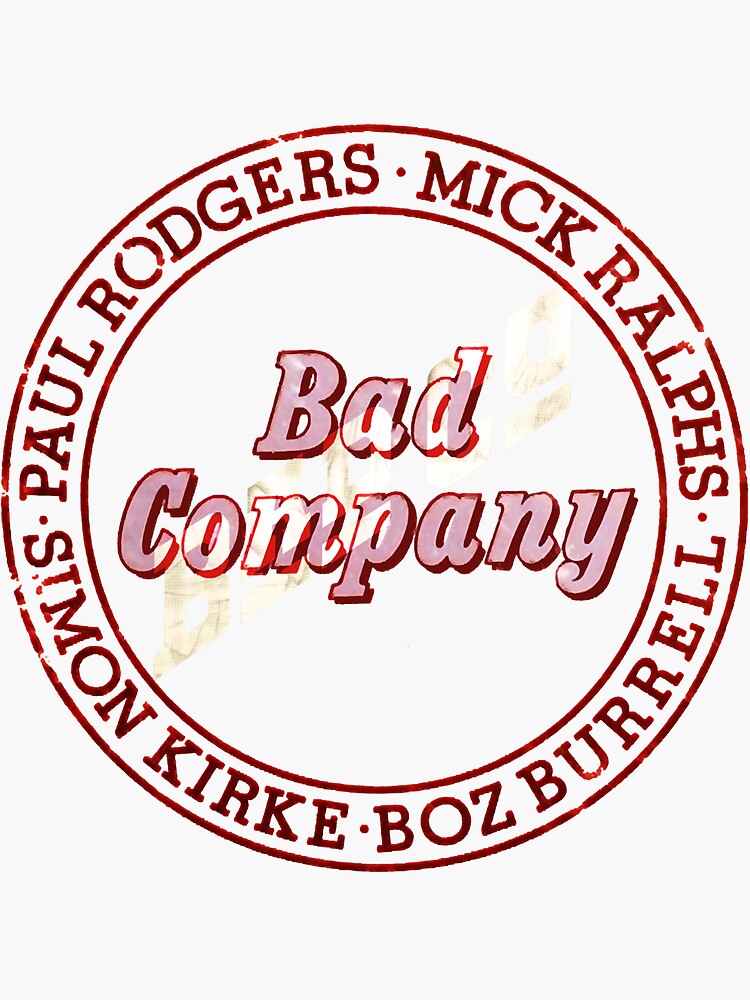 "Bad Company Classic Album 1974 Classic T-Shirt.png" Sticker by ...