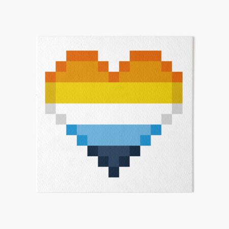 "Aroace Pride Heart #3" Art Board Print by NovotnyDesigns | Redbubble