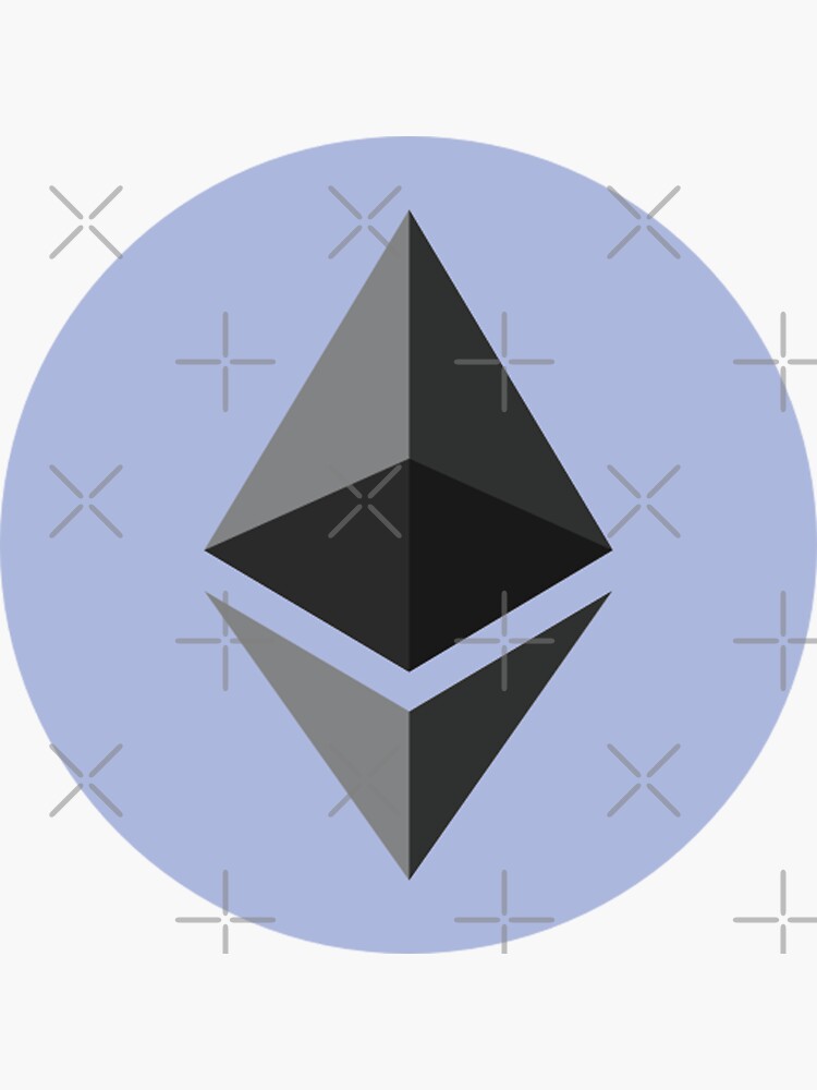 "Ethereum Logo" Sticker for Sale by StepupDesign | Redbubble