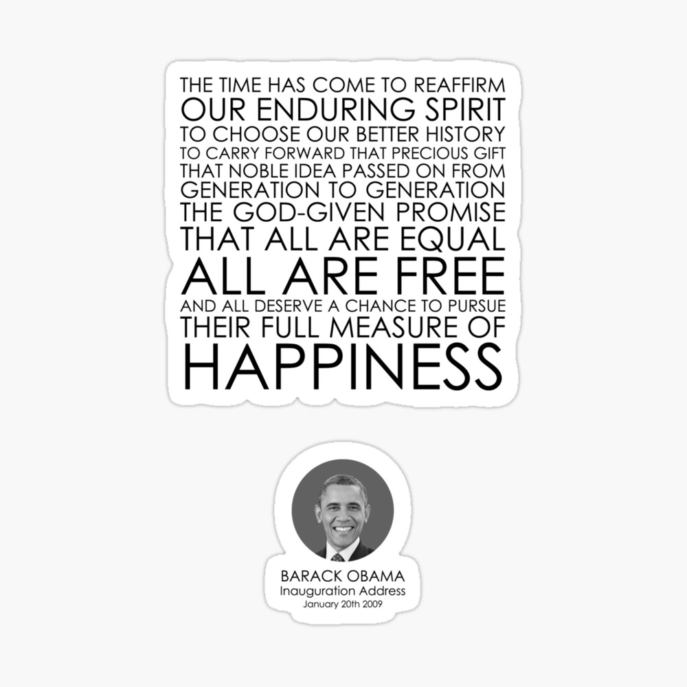 Barack Obama Inauguration Speech Quotes