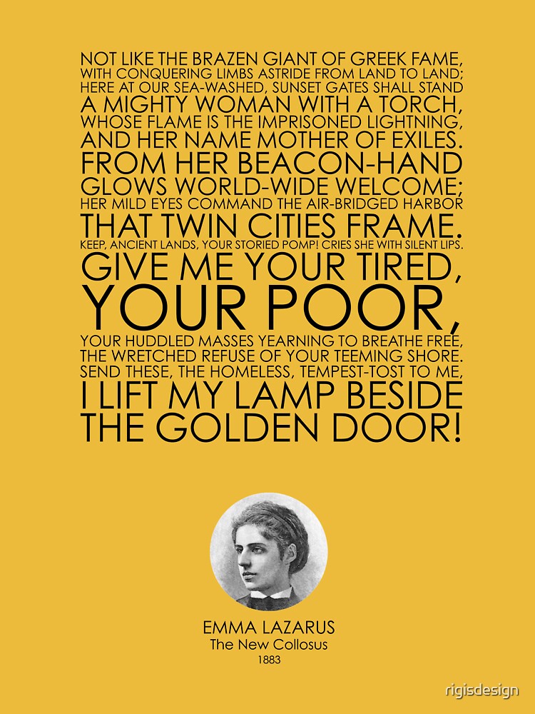 Emma Lazarus Quotes The New Colossus Wikipedia