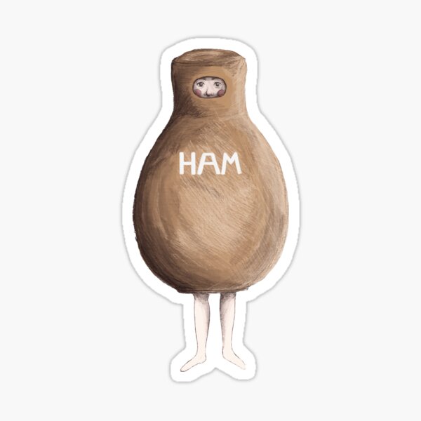 "Scout Finch in her Ham costume" Sticker for Sale by TheChronic | Redbubble