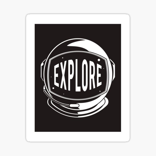 "Explore" Sticker for Sale by m313andrade | Redbubble