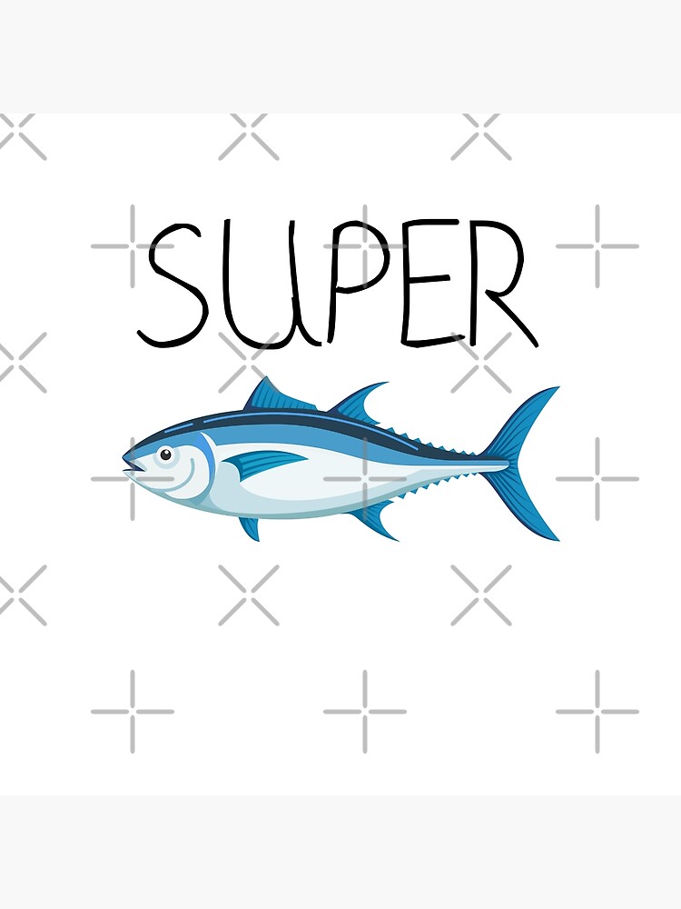 "Super Tuna Jin Sticker" Poster for Sale by yehdesign | Redbubble