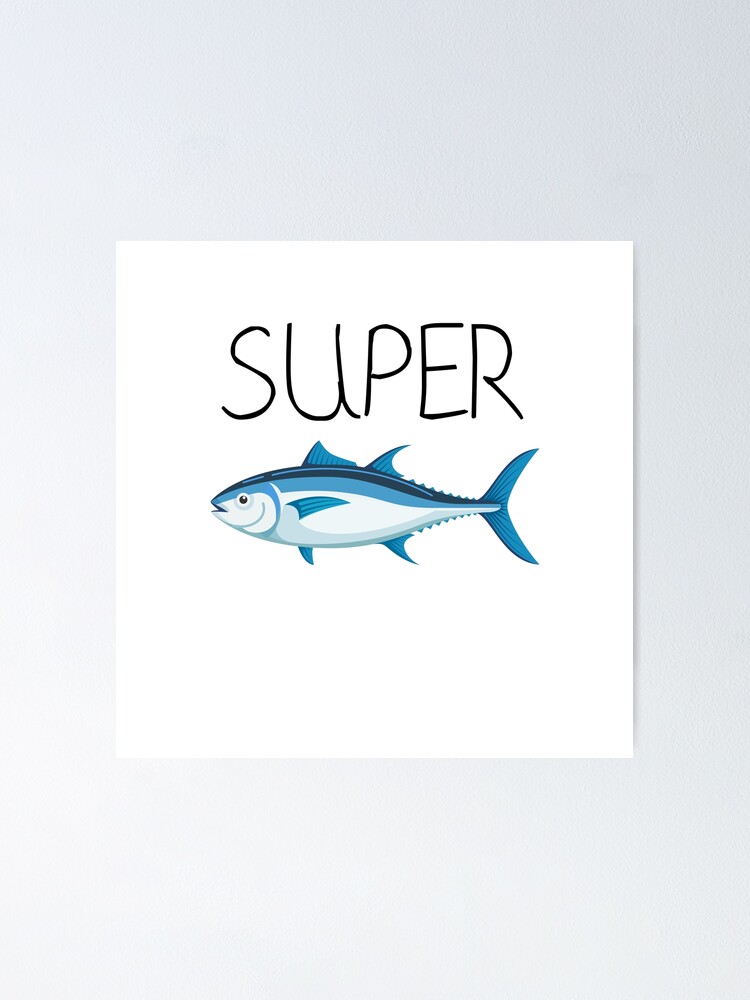 "Super Tuna Jin Sticker" Poster for Sale by yehdesign | Redbubble