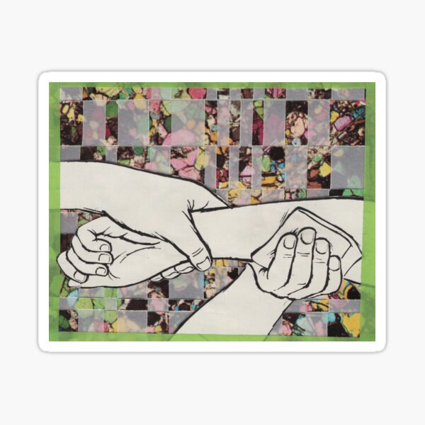 "helping hands" Sticker for Sale by JudyLeeGG | Redbubble