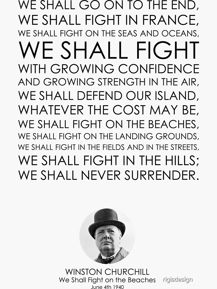 Winston Churchill Speech Quotes