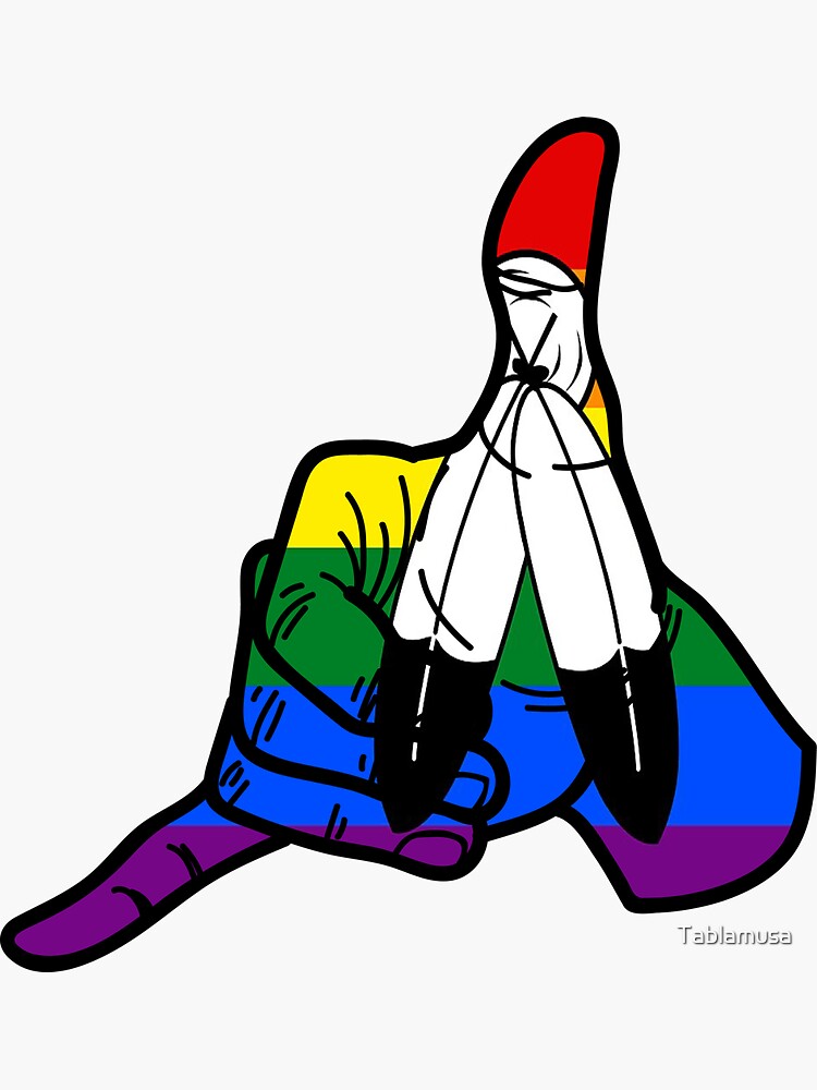"Two-Spirit LGBTQ+ Pride Flag star shaka." Sticker for Sale by ...