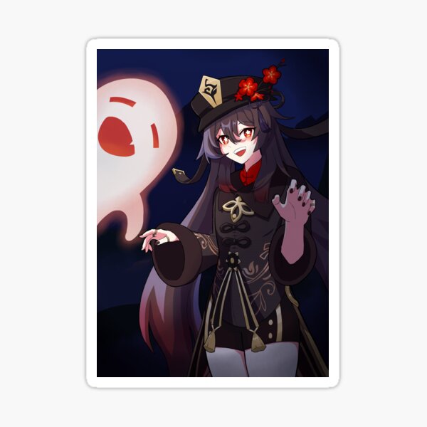 "Cute Hu Tao Genshin Impact" Sticker for Sale by sasquachnime | Redbubble