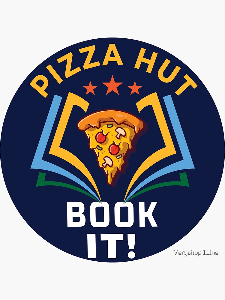 "Pizza Hut Book It T-Shirt Design 2022." Sticker for Sale by ...