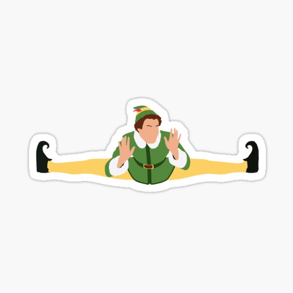 "Buddy The Elf" Sticker for Sale by zlapr | Redbubble