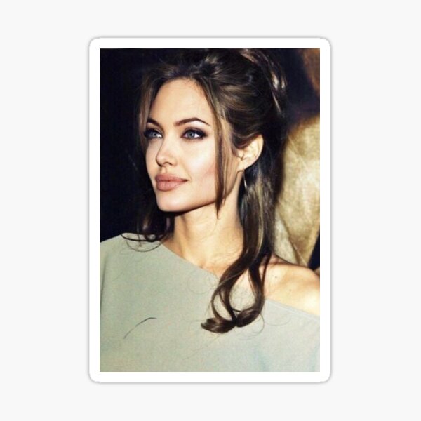 "wallpaper Angelina Jolie " Sticker for Sale by tandaataya25 | Redbubble