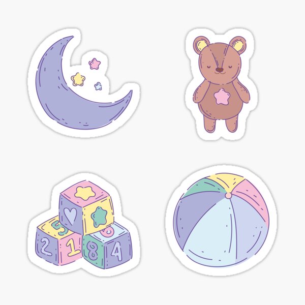 "Cute Baby Sticker Pack" Sticker by Got2Share | Redbubble