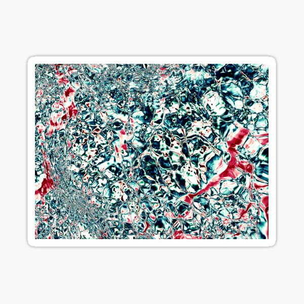 "Psychedelic ripple water surface with bubbles, crayon effect print ...