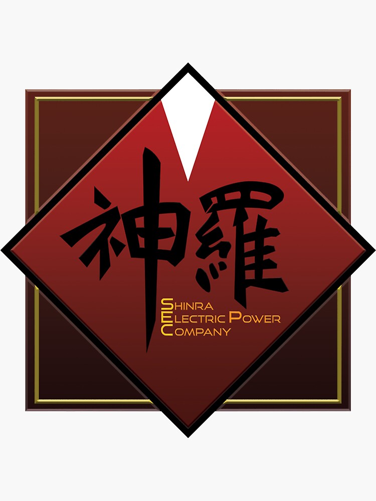 "Shinra Electric Power Company Final Fantasy 7 神羅 Essential T-Shirt.png ...