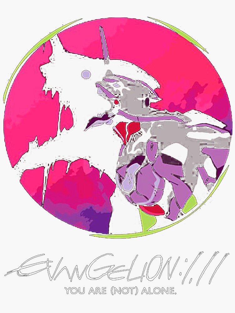 "EVA 01 Evangelion" Sticker for Sale by sheldonbethe | Redbubble