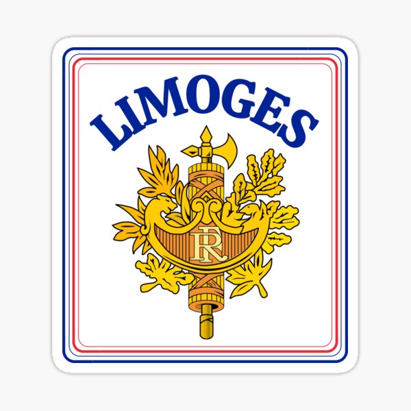 "City of Limoges" Sticker for Sale by FedSherDesign | Redbubble