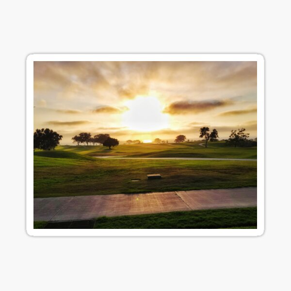 "Torrey Pines South Coarse 18th Fairway" Sticker for Sale by ...