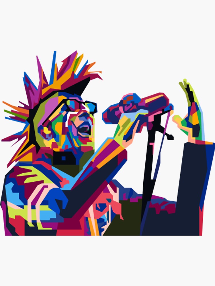"Maynard T-ShirtPopart Maynard in WPAP" Sticker by trinhquan | Redbubble