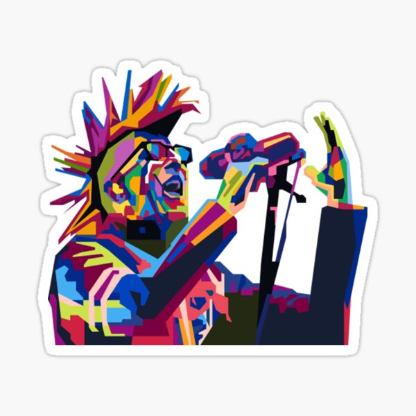 "Maynard T-ShirtPopart Maynard in WPAP" Sticker by trinhquan | Redbubble