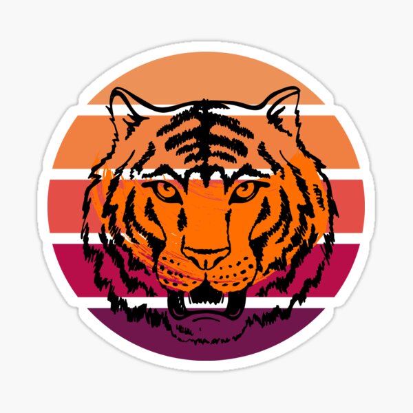 "Vintage year of the tiger " Sticker by tradingquotes | Redbubble