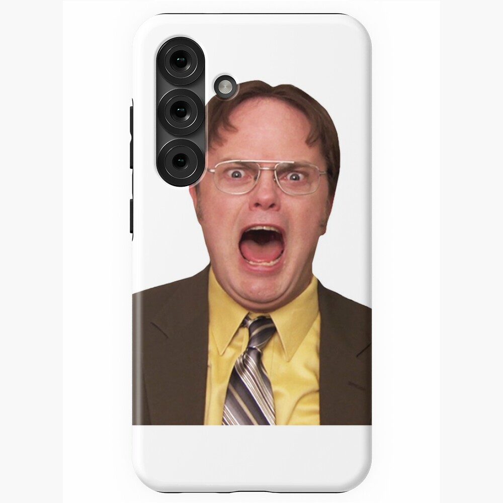 "Dwight Schrute Yelling Funny" Sticker for Sale by zlapr | Redbubble