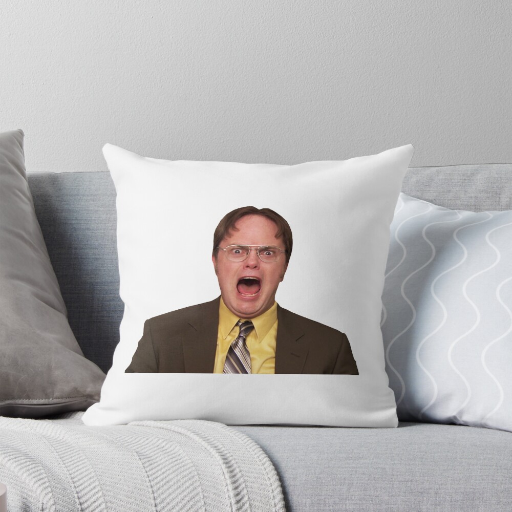 "Dwight Schrute Yelling Funny" Sticker for Sale by zlapr | Redbubble