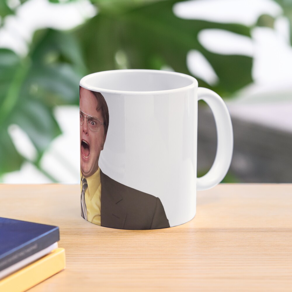 "Dwight Schrute Yelling Funny" Sticker for Sale by zlapr | Redbubble
