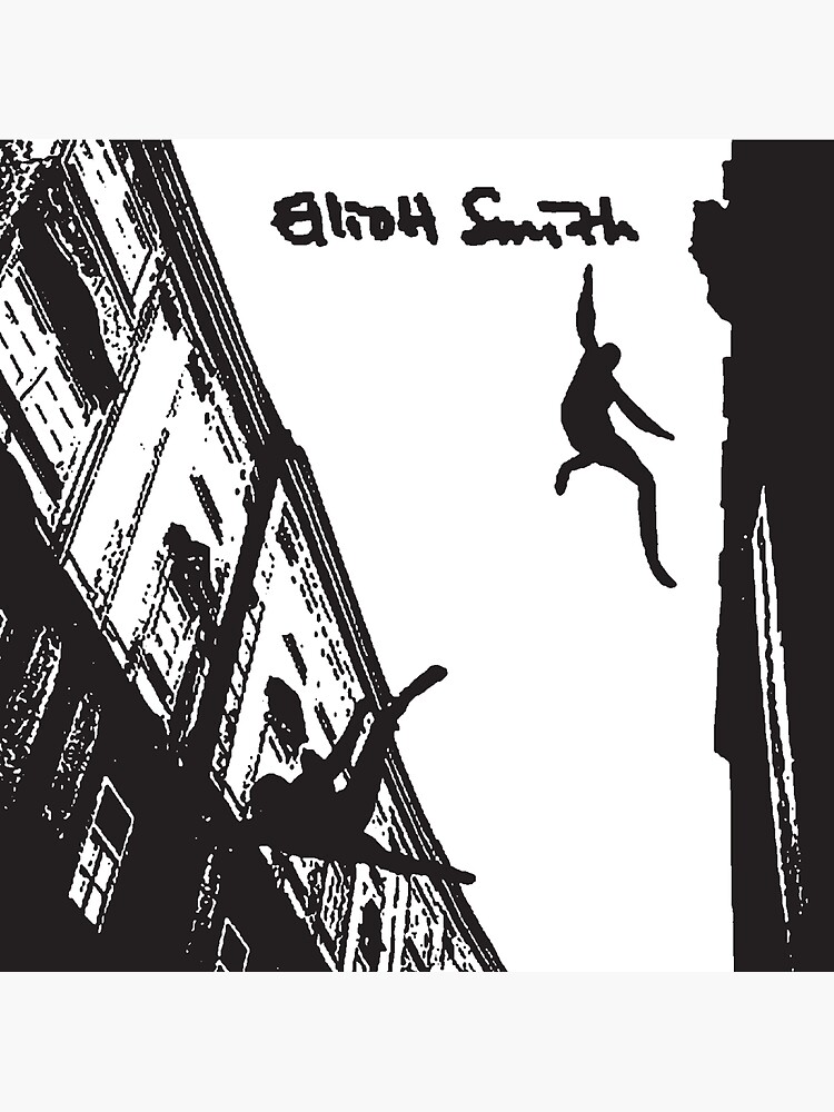 "elliott smith self titled album cover design - screenprint" Sticker by ...