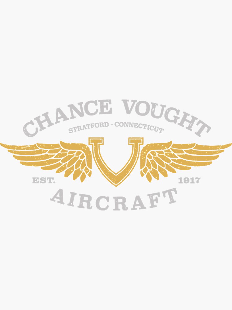 "Chance Vought Aircraft Logo Essential T-Shirt.png" Sticker by ...