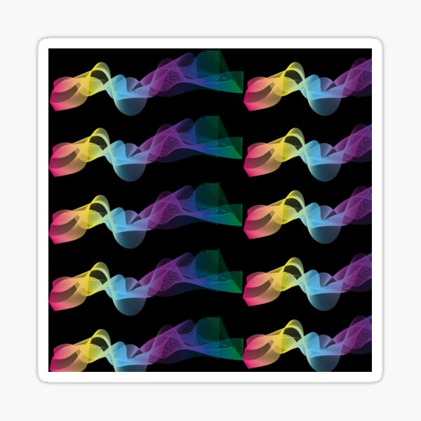"Fluorescent Gradient" Sticker by faxilas7 | Redbubble