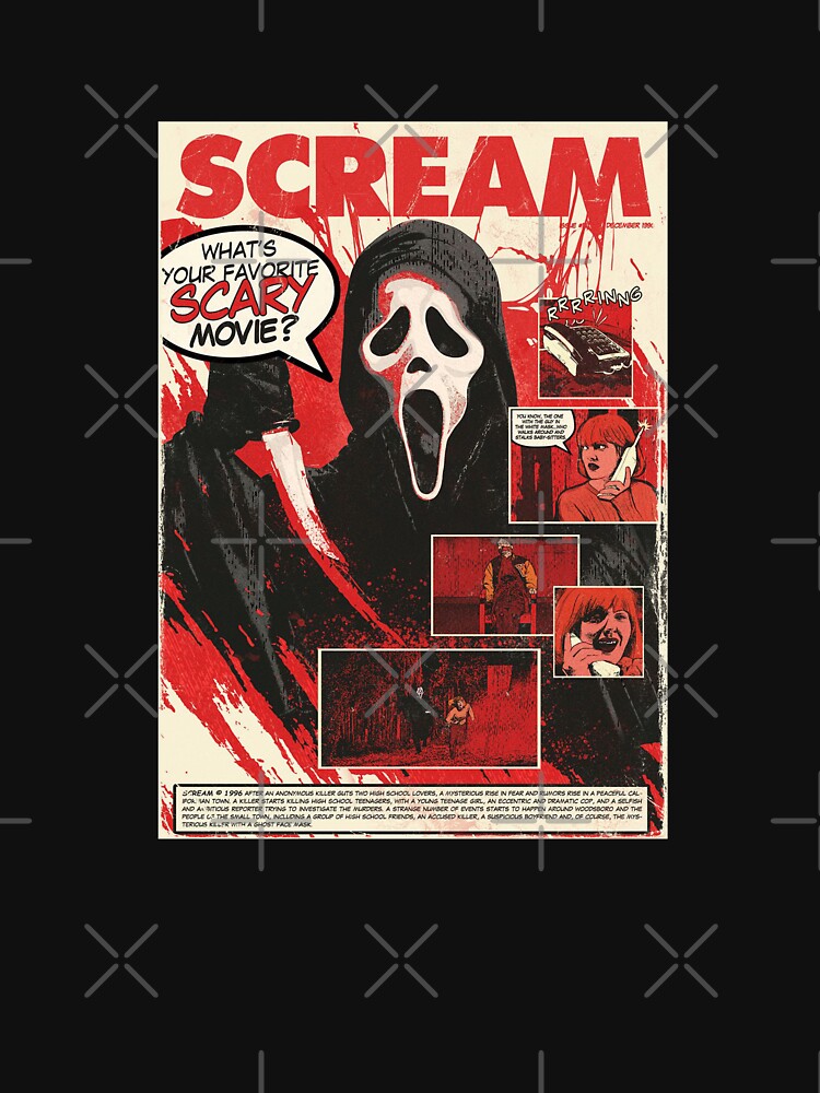 "1996 Scream Casey Becker Ghost face" T-shirt for Sale by muellertanja ...