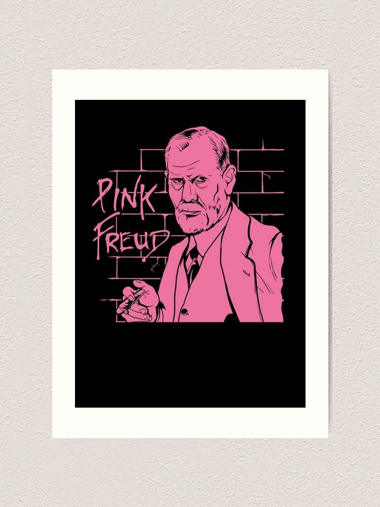"Pink Freud Psychiatry" Art Print for Sale by astropop | Redbubble