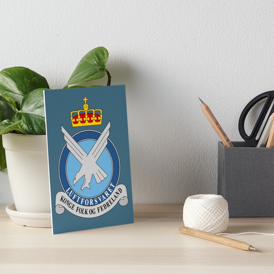 "Royal Norwegian Air Force (RNoAF) - Luftforsvaret" Art Board Print for ...