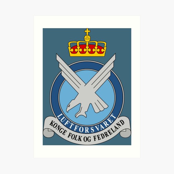 "Royal Norwegian Air Force (RNoAF) - Luftforsvaret" Art Print for Sale ...