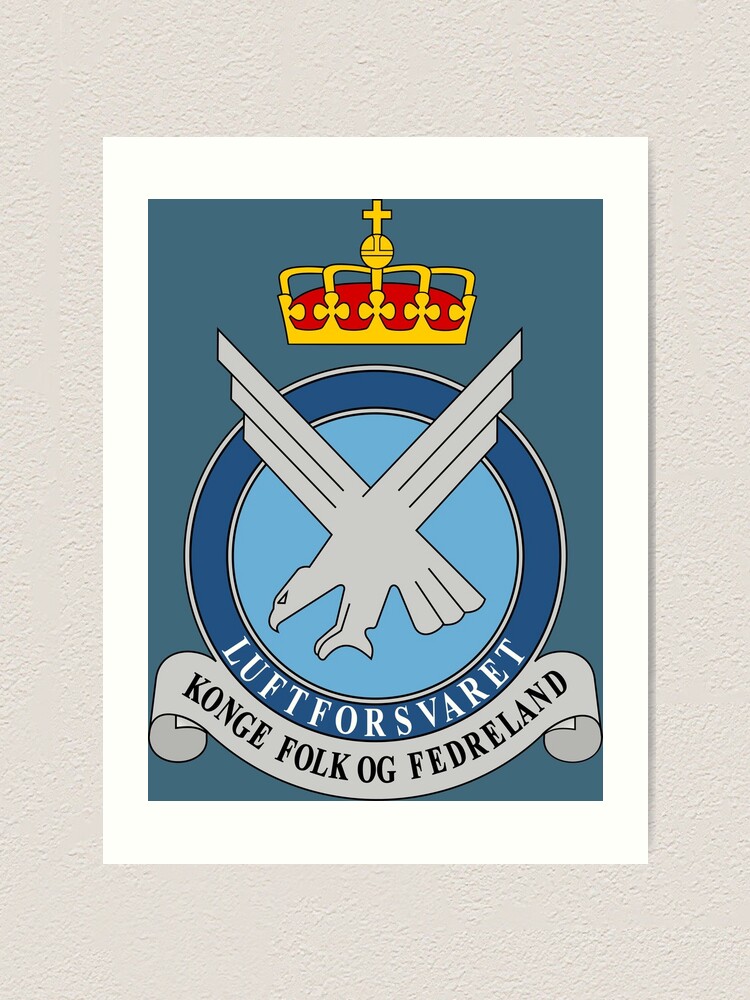"Royal Norwegian Air Force (RNoAF) - Luftforsvaret" Art Print for Sale ...